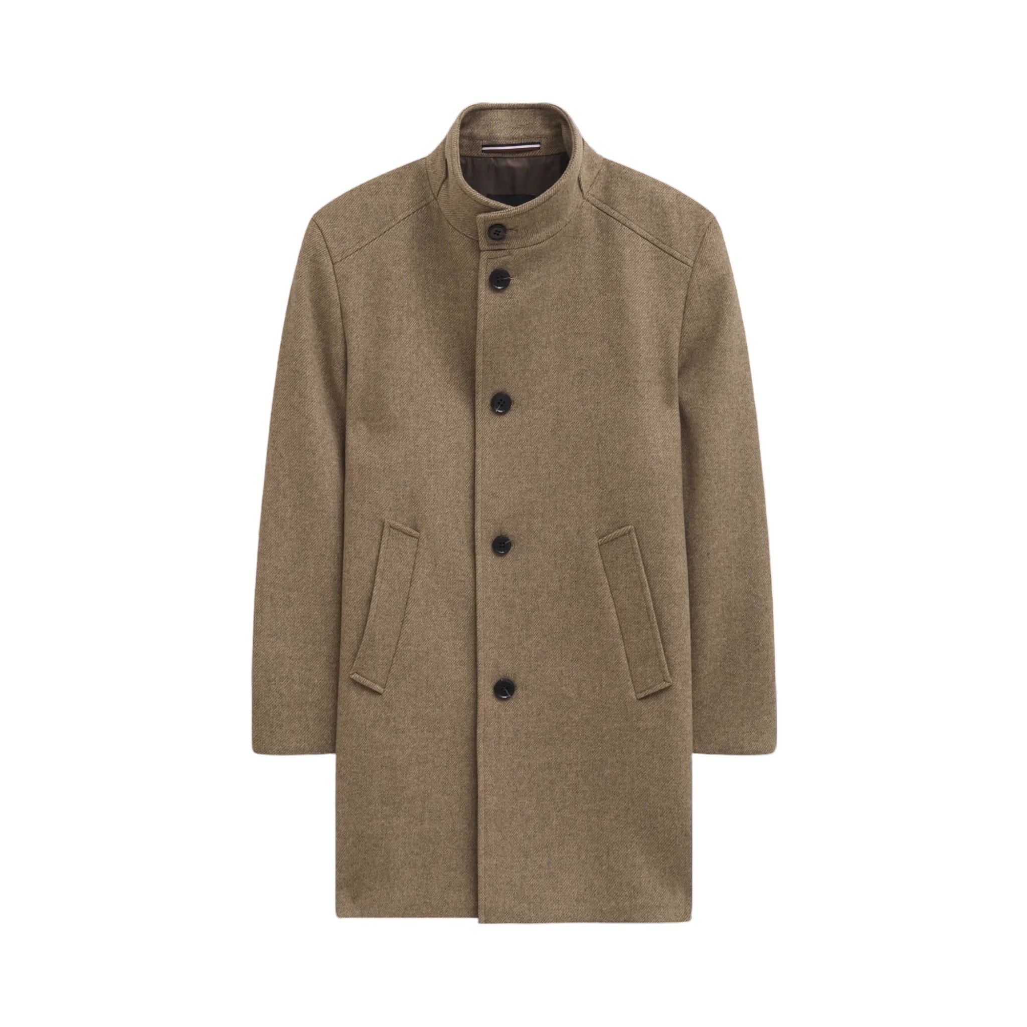 Bugatti 84201/ 60 Oatmeal Coloured Wool Mix Coat | PendulumMensWear